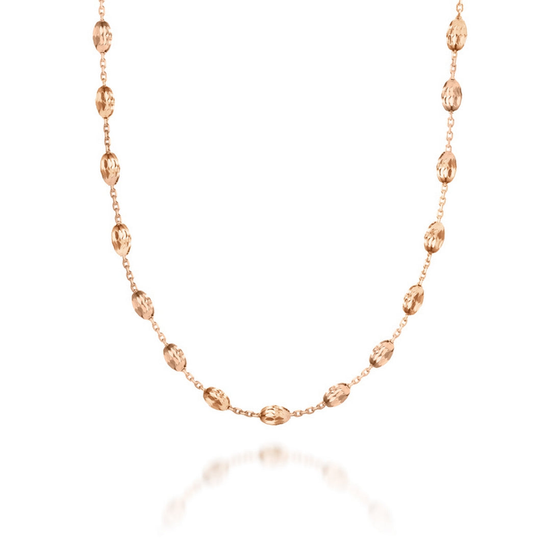 rose gold chain. 16 inches Egans Jewellers